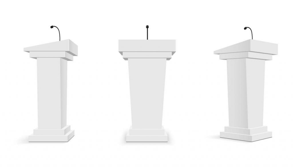 Customized Podiums - Spot Printing